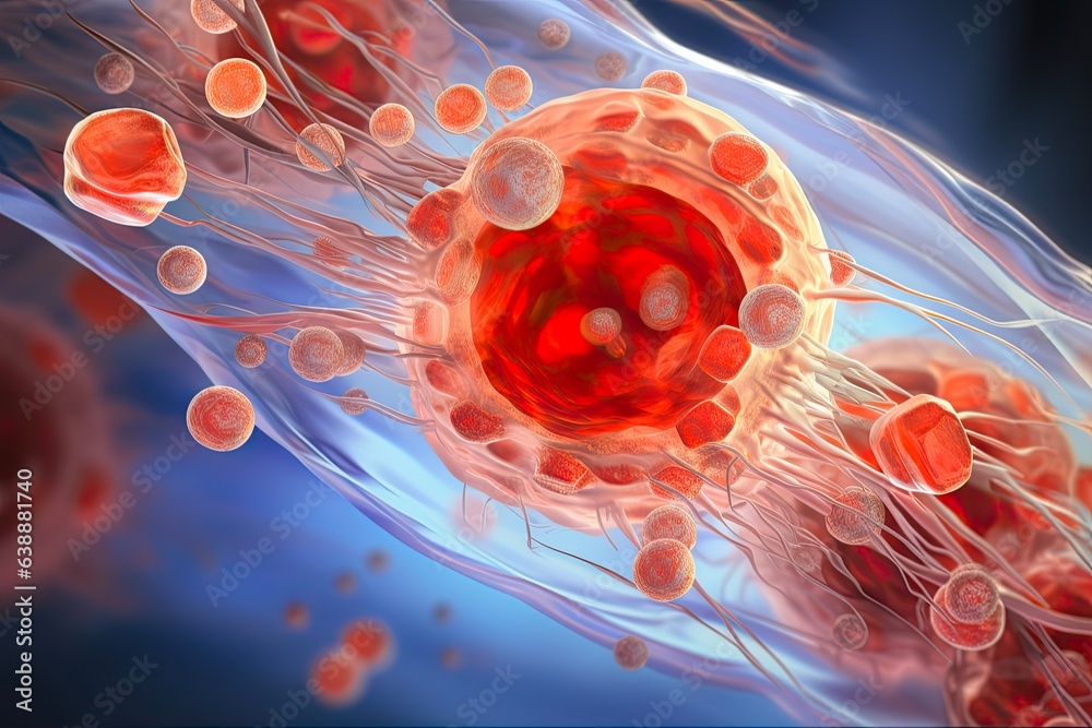 Three-Dimensional Illustration of Meningococcal Meningitis Bacterial ...