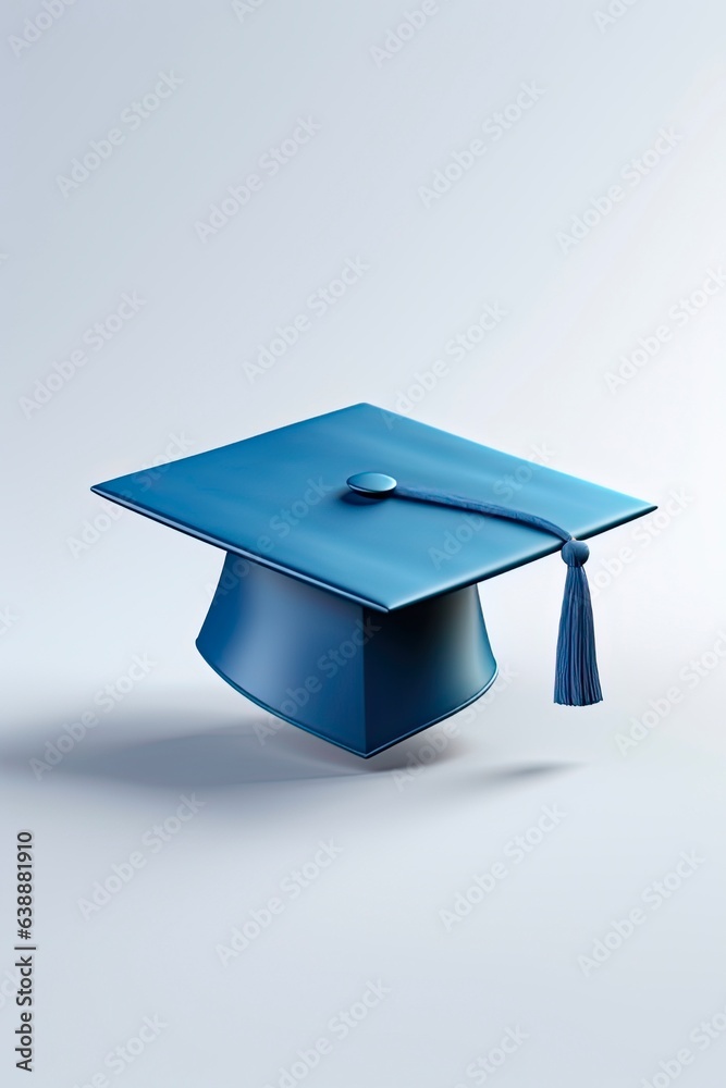 Blue Graduation Cap. Celebrate Your Achievements with a Blue Cap on ...