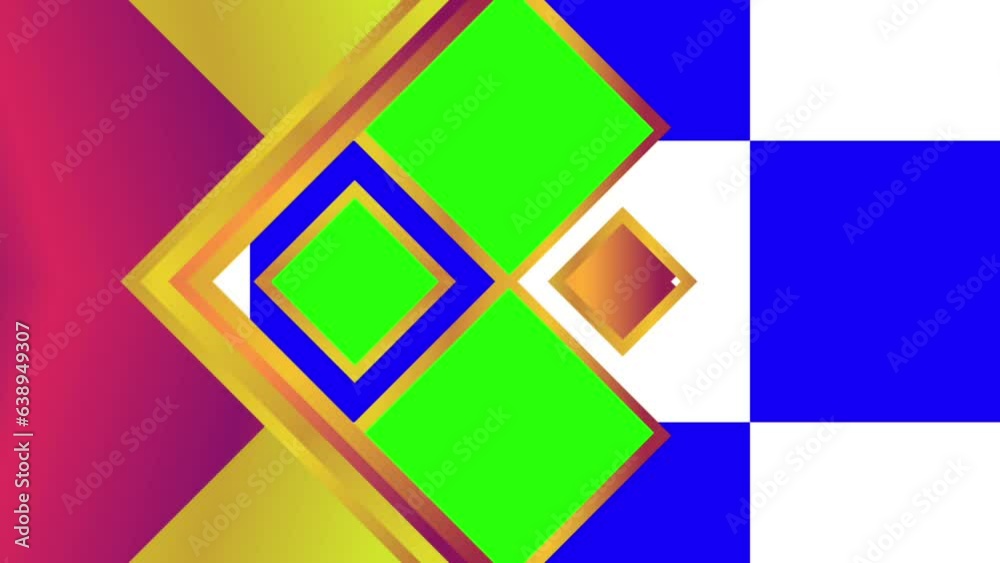 Abstract motion frames and animated backgrounds. Green screen Chroma ...