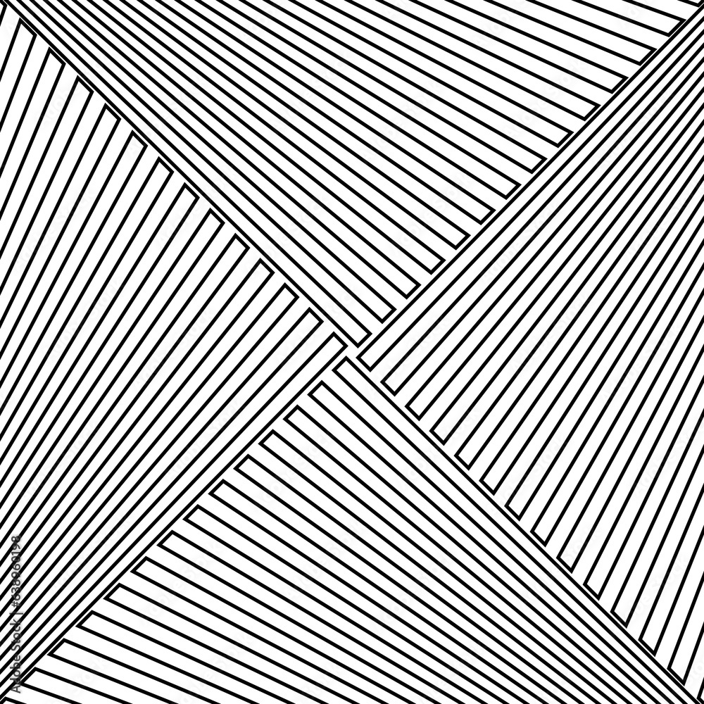 Repeated black slanted lines outlines on white background. Surface ...