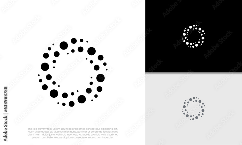 Abstract artificial intelligence logo. Innovative high tech logo ...