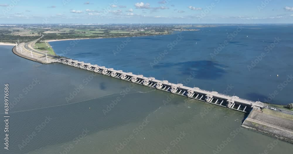 The Haringvliet Dam , also referred to as the Haringvliet Locks in the ...