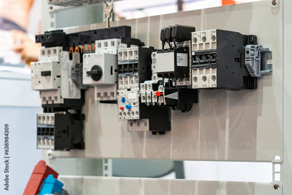 Photo & Art Print magnetic contactor and various type terminal blocks ...