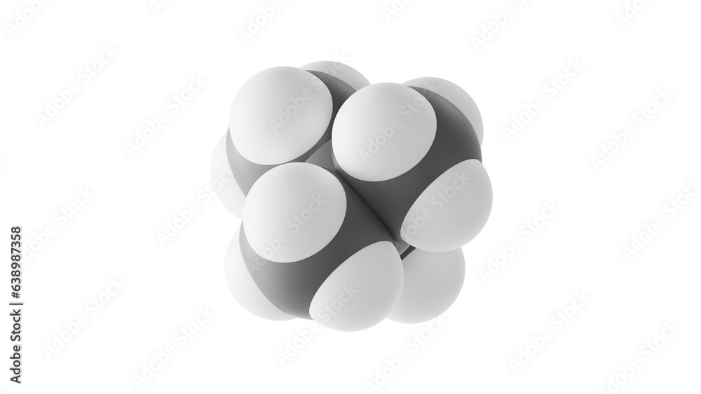 ภาพประกอบสต็อก neopentane molecule, 2.2-dimethylpropane molecular ...