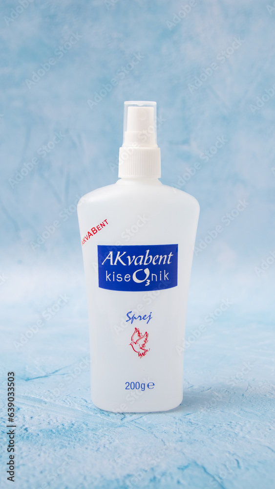 Cosmetic product Aktivni kiseonik based on active oxygen on blue ...