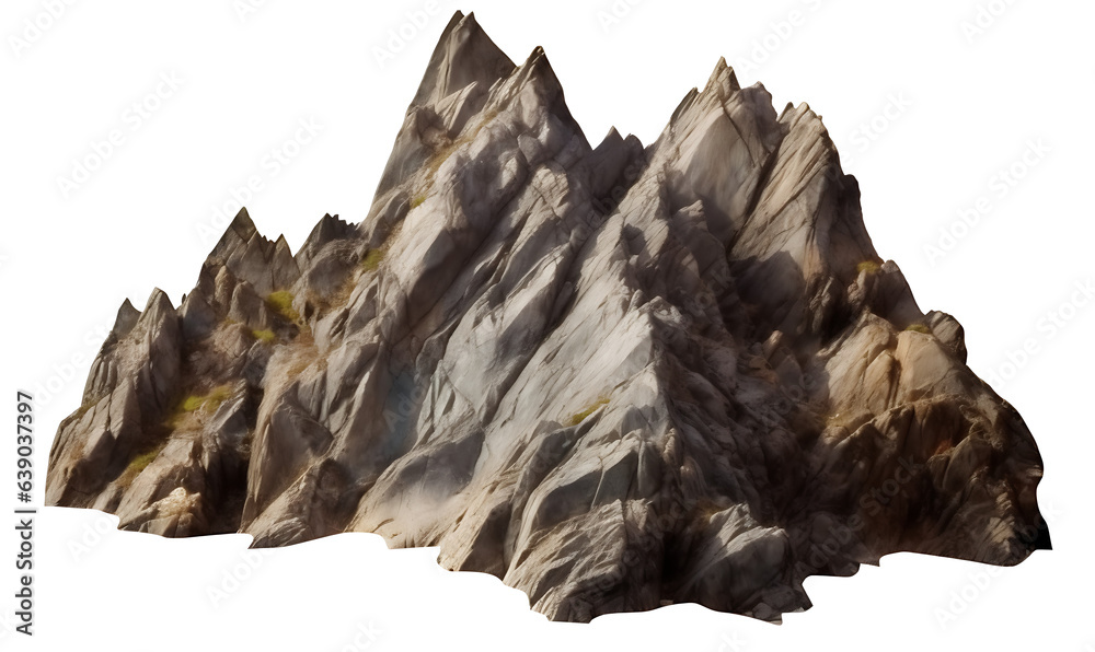 mountains and hill transparent background . Created using generative AI ...