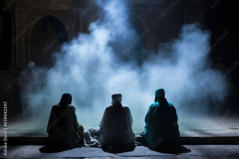 Islamic religion faith , muslim worship of one god - Almighty God-Allah ...