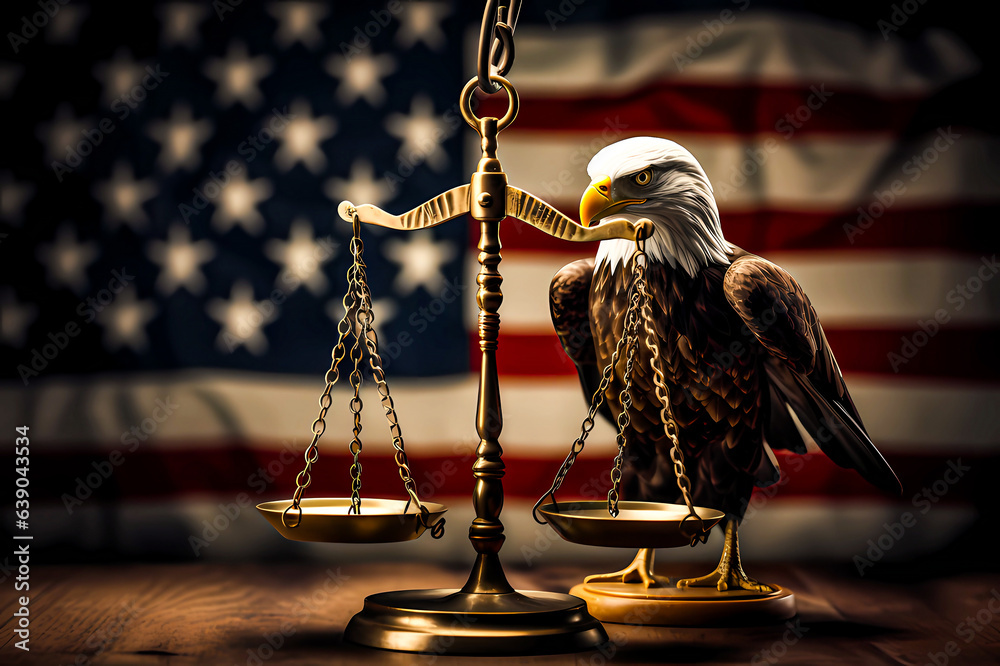 Scales of justice in the courtroom for Law enforcement appreciation day ...