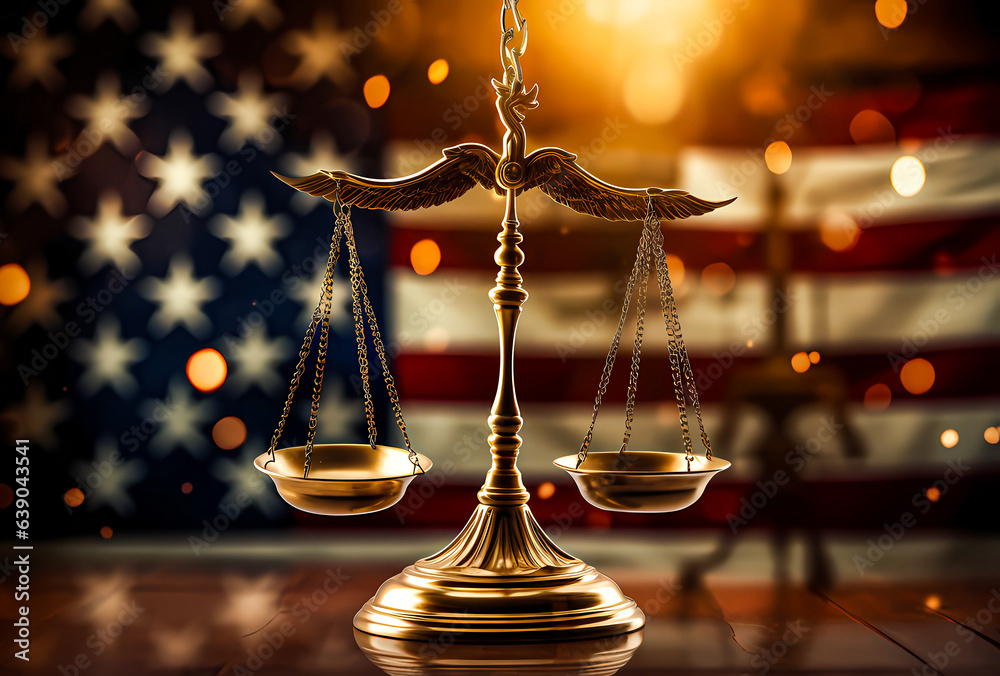 Scales of justice in the courtroom for Law enforcement appreciation day ...