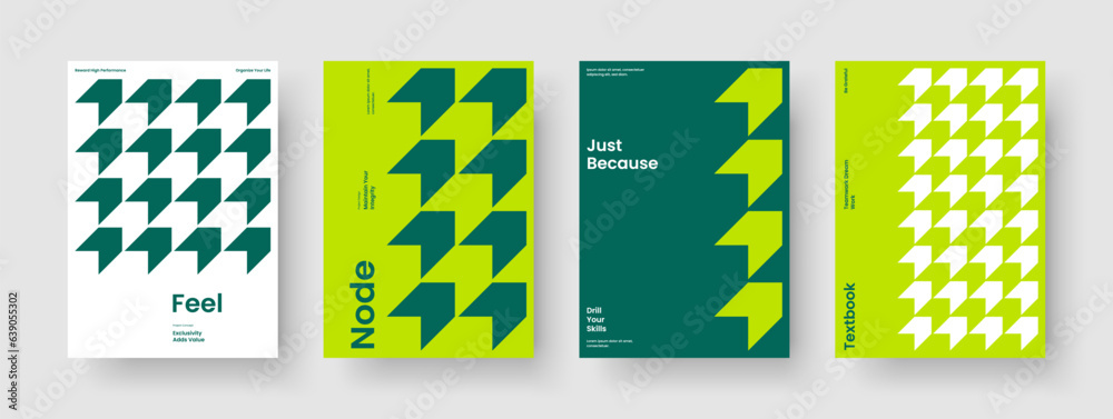 Abstract Book Cover Template. Isolated Poster Layout. Creative ...