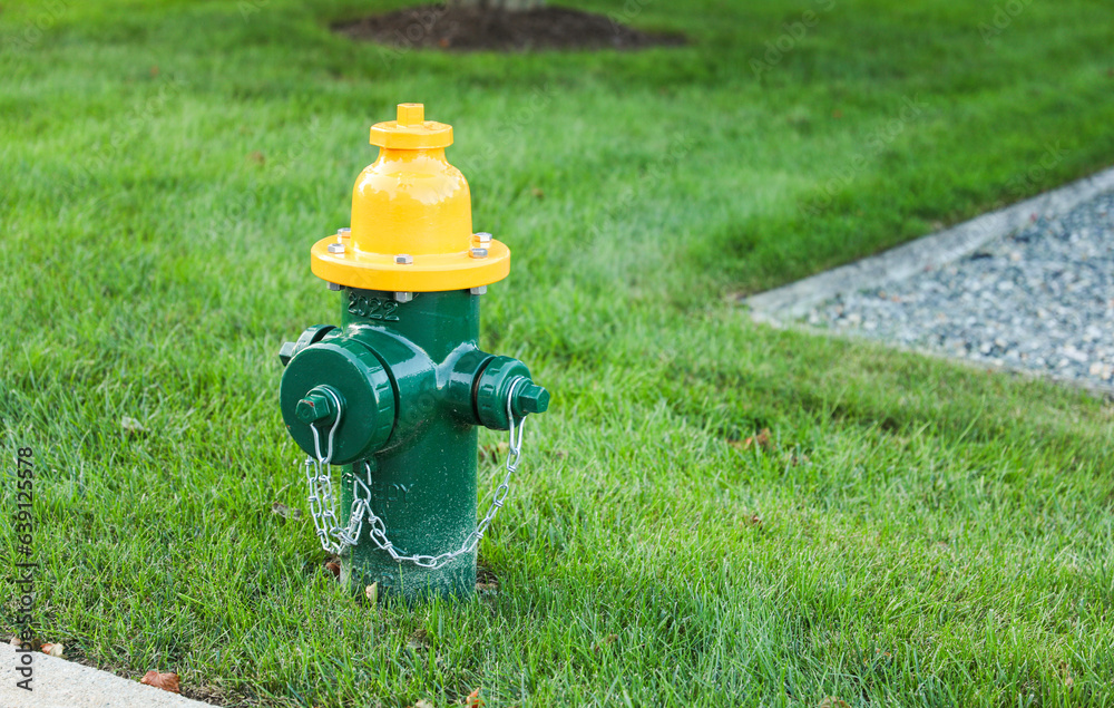 Fire hydrant stands ready, a symbol of safety, preparedness, and vital ...