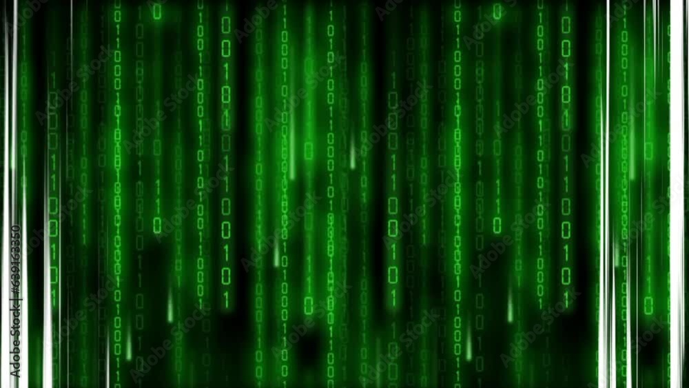 Digital Binary Code Dropping Background Concept Of Programming Speed Coding Algorithm 0824