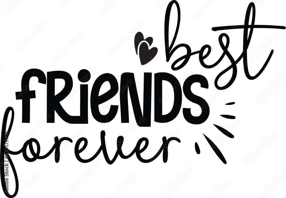 Besties Couple Hands SVG Cut File For Cricut, Best Friends svg, Hand ...