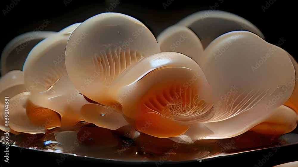 macro microscope video large domeshaped singlecelled protozoans. Their ...