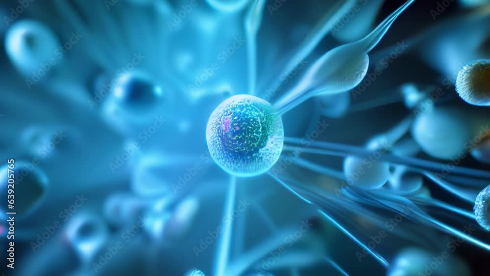 macro microscope video of a microscopic conidia the organisms detailed ...