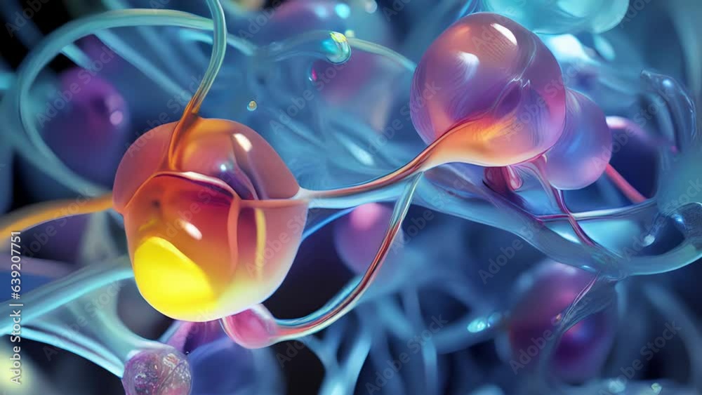 Under a microscope the cytosol appears as a translucent mix of complex ...