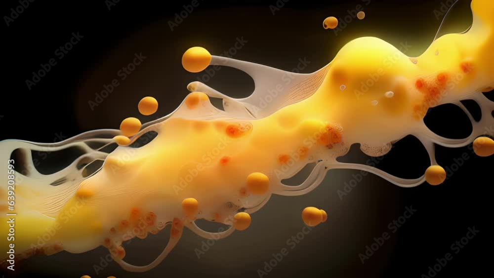 An microscope video of an enzyme catalysis a dynamic molecular reaction ...