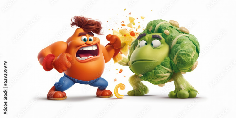 Animated fighting vegetables, child marketing, classroom resources ...