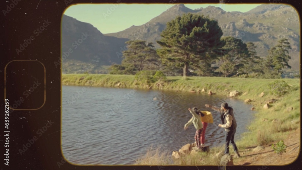 Old School 8mm Overlay Template Stock Template | Adobe Stock