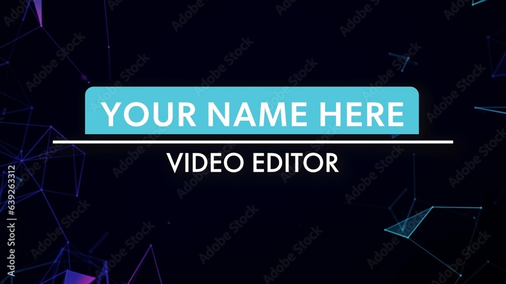 Clean Simple Title Intro Animation Stock Template | Adobe Stock