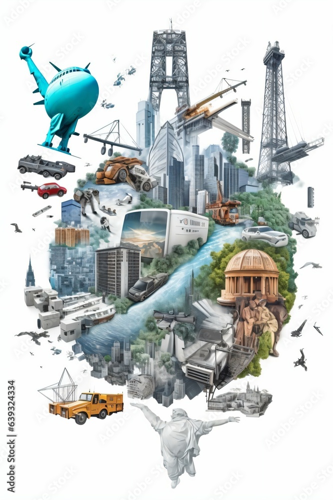 AI Natural Disaster Prediction Early Warning System Photography Stock ...