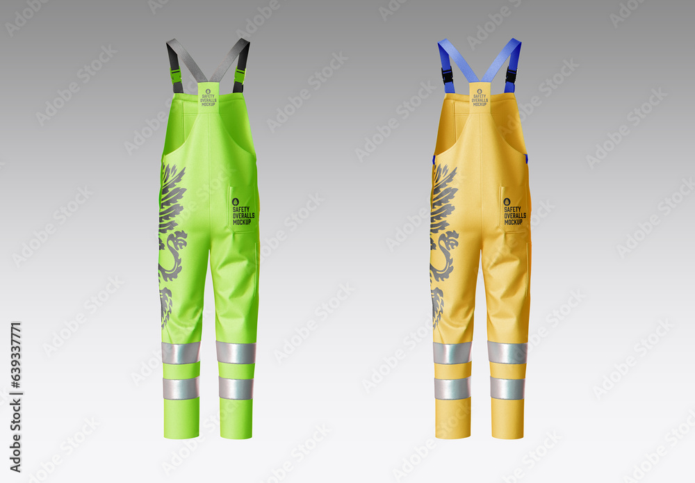 Work Overalls Mockup Stock Template | Adobe Stock