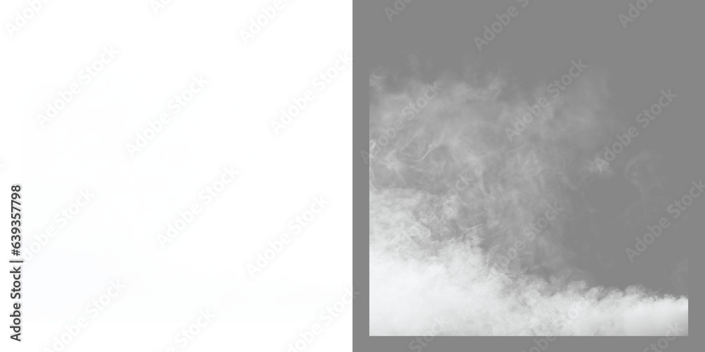 White fog effect png. Floating white fog effect. Realistic fog smoke ...
