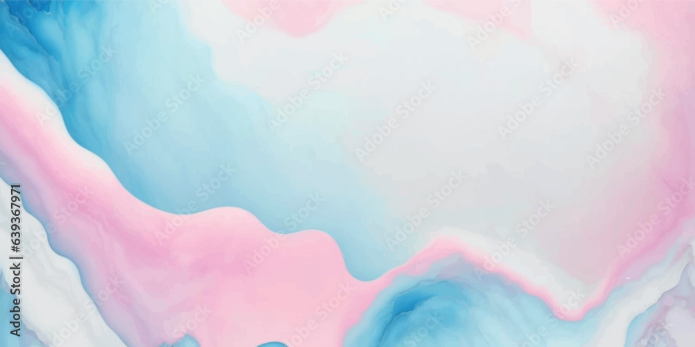 Pink blue pastel marble waves mesh watercolor gradient abstract ...