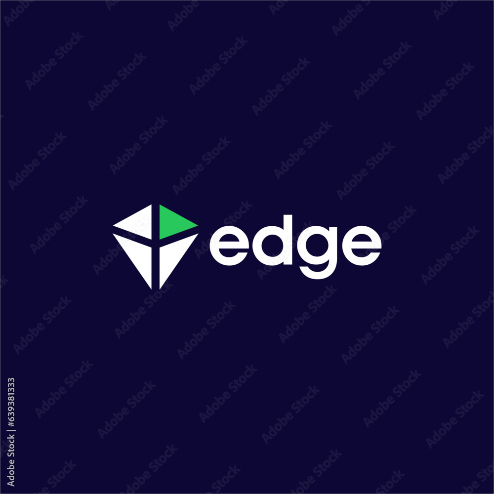 Diamond logo design, edge logo, fashion logo, timeless logo, app logo ...