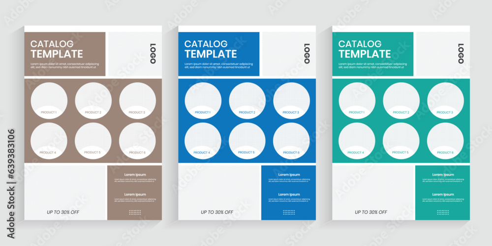 New multipurpose catalogue product flier layout, company product ...