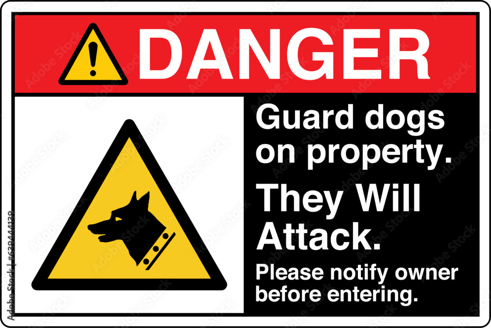 Vetor do Stock: ANSI Z535 Safety Sign Marking Label Symbol Pictogram ...