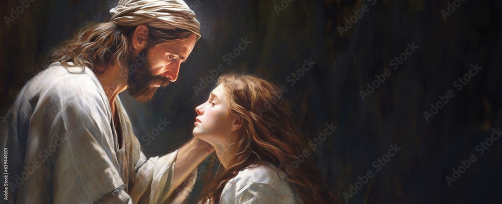 Divine Healing Touch: Christian Art Depicting Jesus Christ, the Lord ...