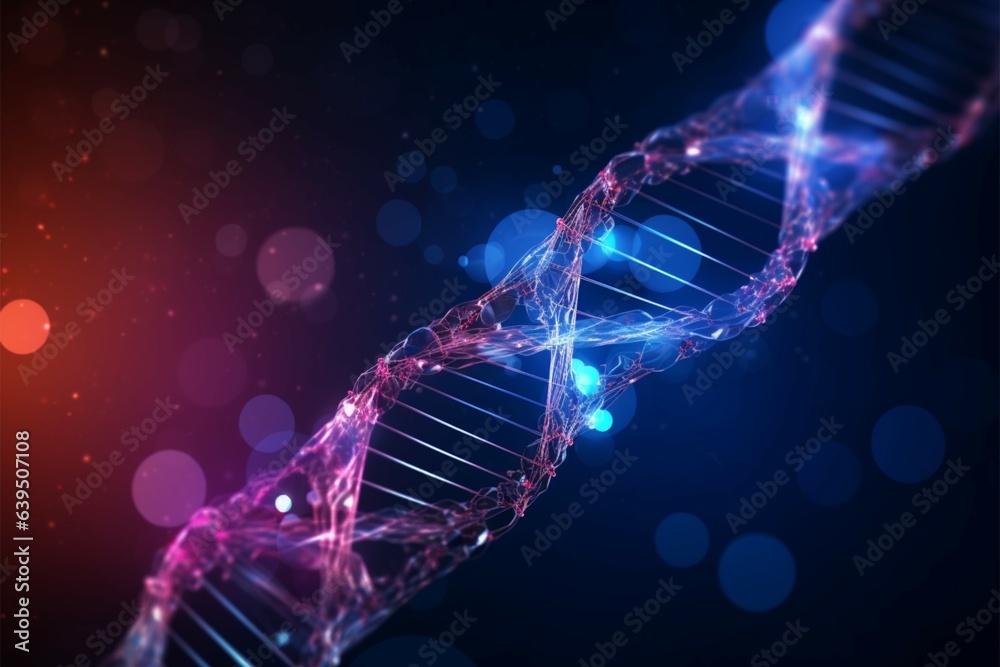 DNA themed science template suitable for wallpaper, banners, and ...