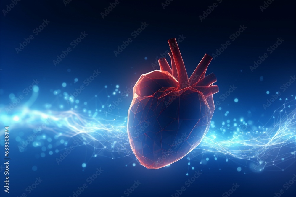 Medical backdrop, Cardio heartbeat design for a visually impactful ...