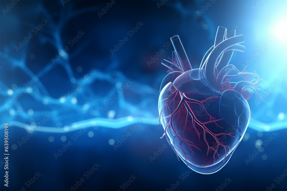 Medical backdrop, Cardio heartbeat design for a visually impactful ...