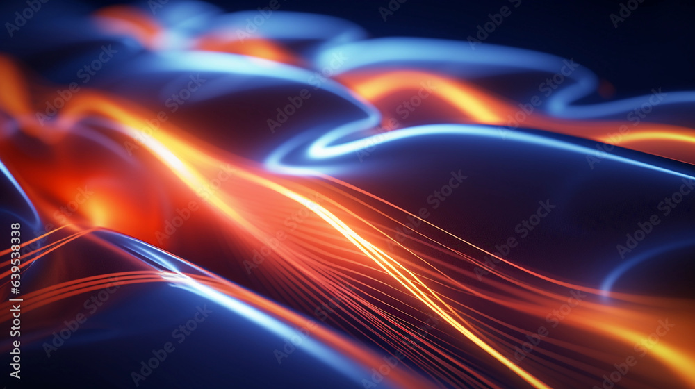 Electric vehicle battery pack, glowing energy cells, abstract, vibrant ...