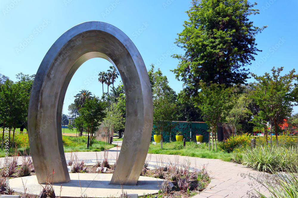Los Angeles, California: The Wall: Las Memorias AIDS Monument at ...