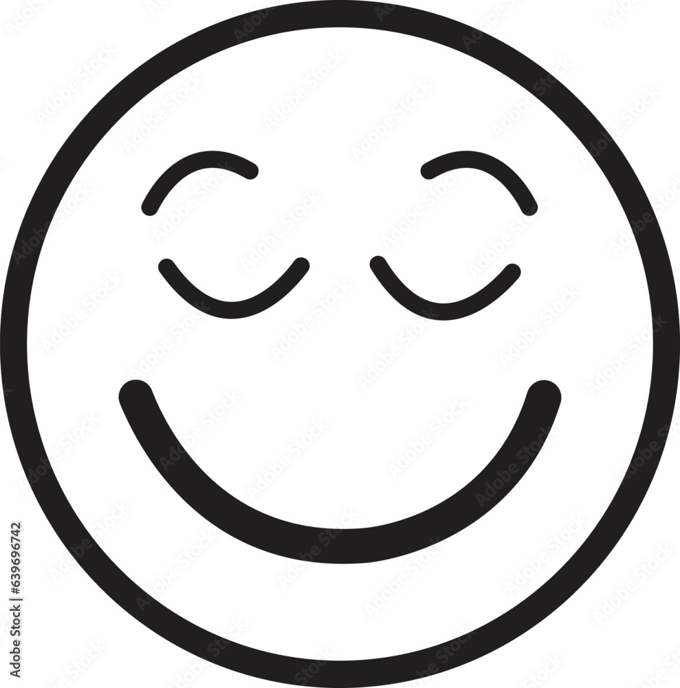 Doodle Emoji face icon. drawn sketch style. with different expression ...