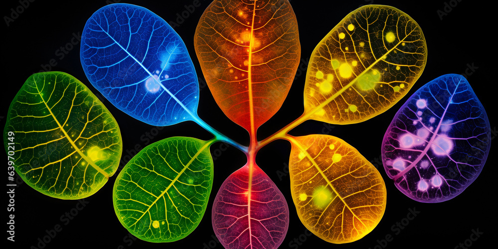 ภาพประกอบสต็อก micro - scale view of a genetically - modified plant ...