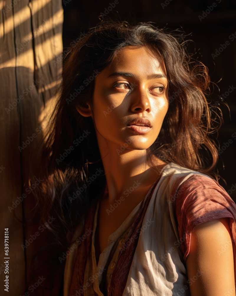 A Burmese woman stands with her hands by her side ready to take on the ...