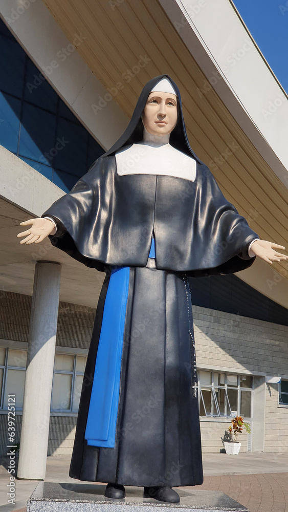 Nova Trento, Santa Catarina, Brazil – August 05, 2023: Statue of Saint ...