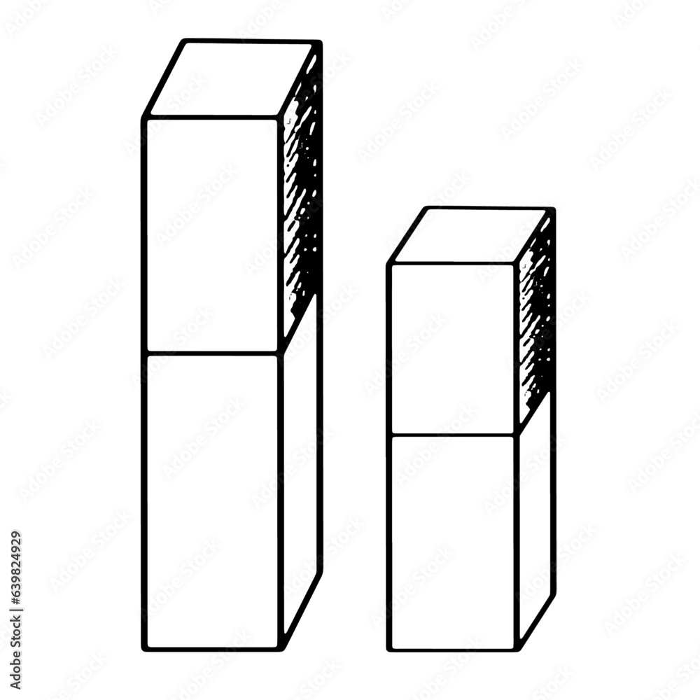Infographic design of a bar chart information. Stock Vector | Adobe Stock