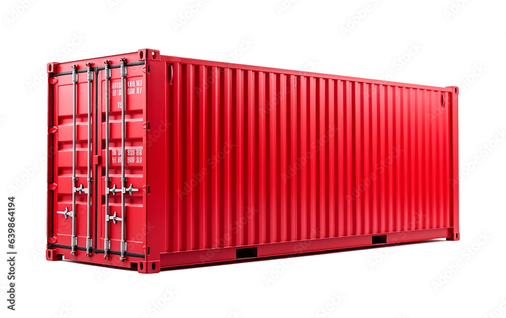 Red Shipping Container transparent background, PNG Stock Illustration ...
