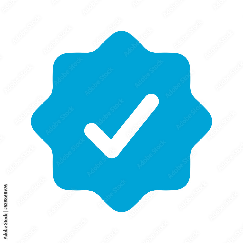Telegram verified profile badge. Blue verified telegram account icon ...