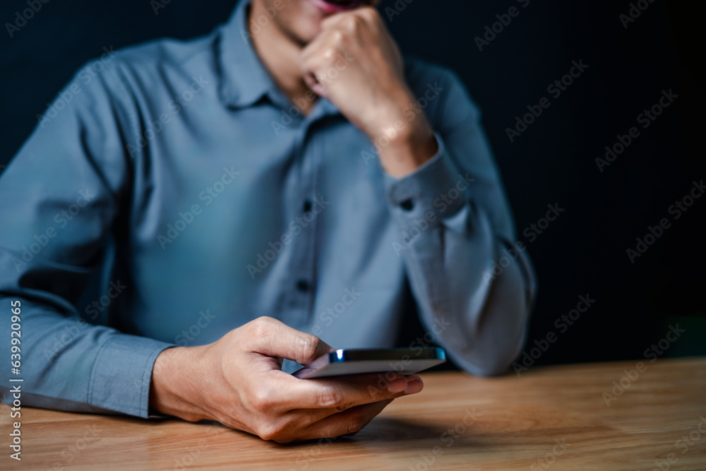 smart phone, close up, people, hand, businessman, portrait, showing ...