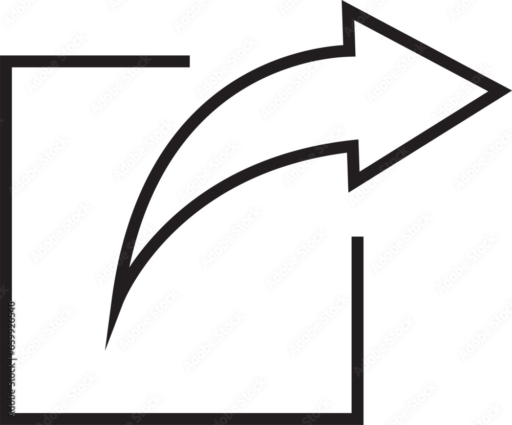 share icon. Share arrow, link, connection icon. Vector EPS 10. Share ...