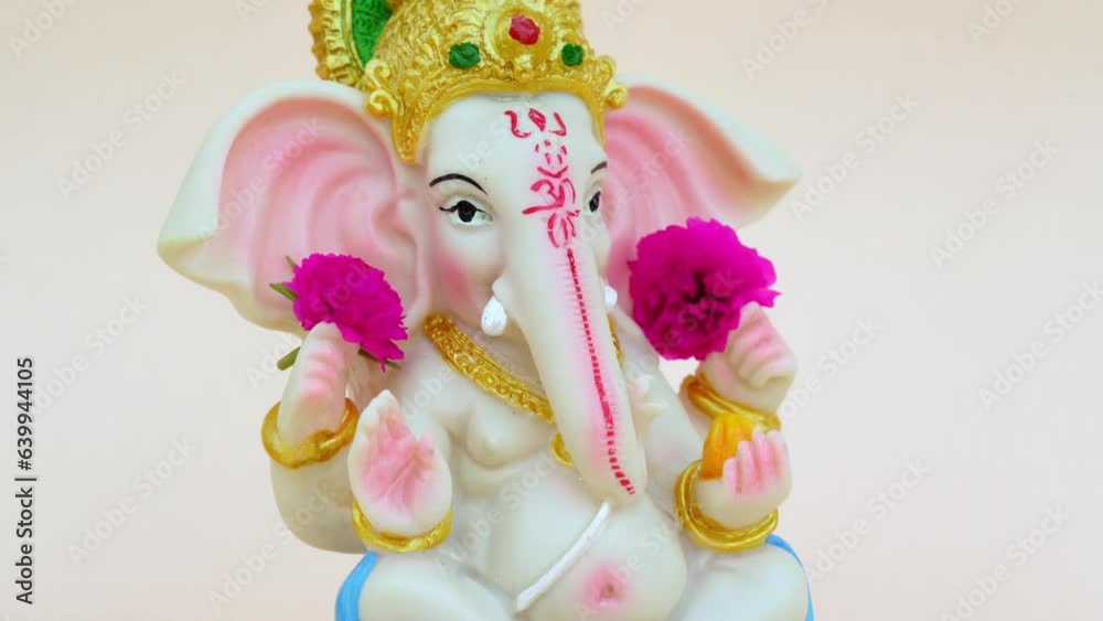 Lord Ganesha with pink background, Celebrate Hindu God Ganesha Ganesh ...