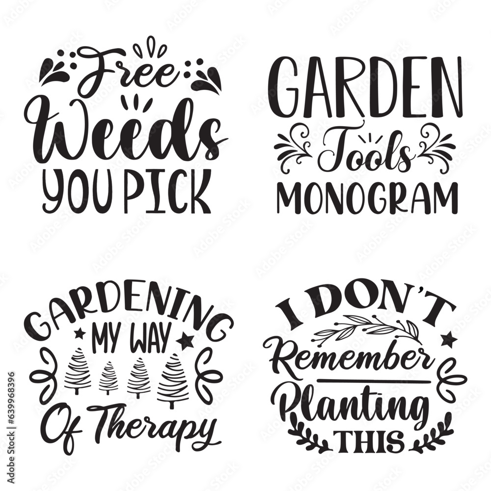 Vetor de Plant Lover SVG Bundle, Plant svg, Plant Quotes Svg ...