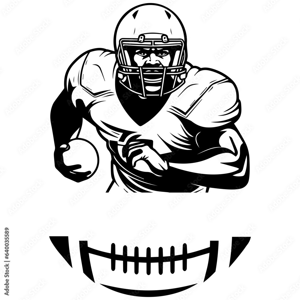 football player svg, Football name svg, football svg, football team svg ...