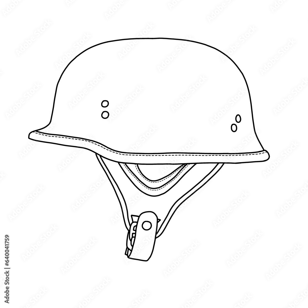 Technical sketch drawing of half face helmet line art model 1, flat ... Technical sketch drawing of half face helmet line art model 1, flat ...